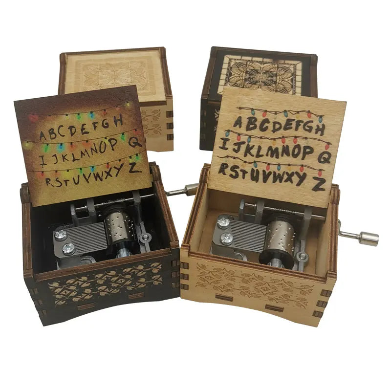 Upside Down Alphabet Music Box